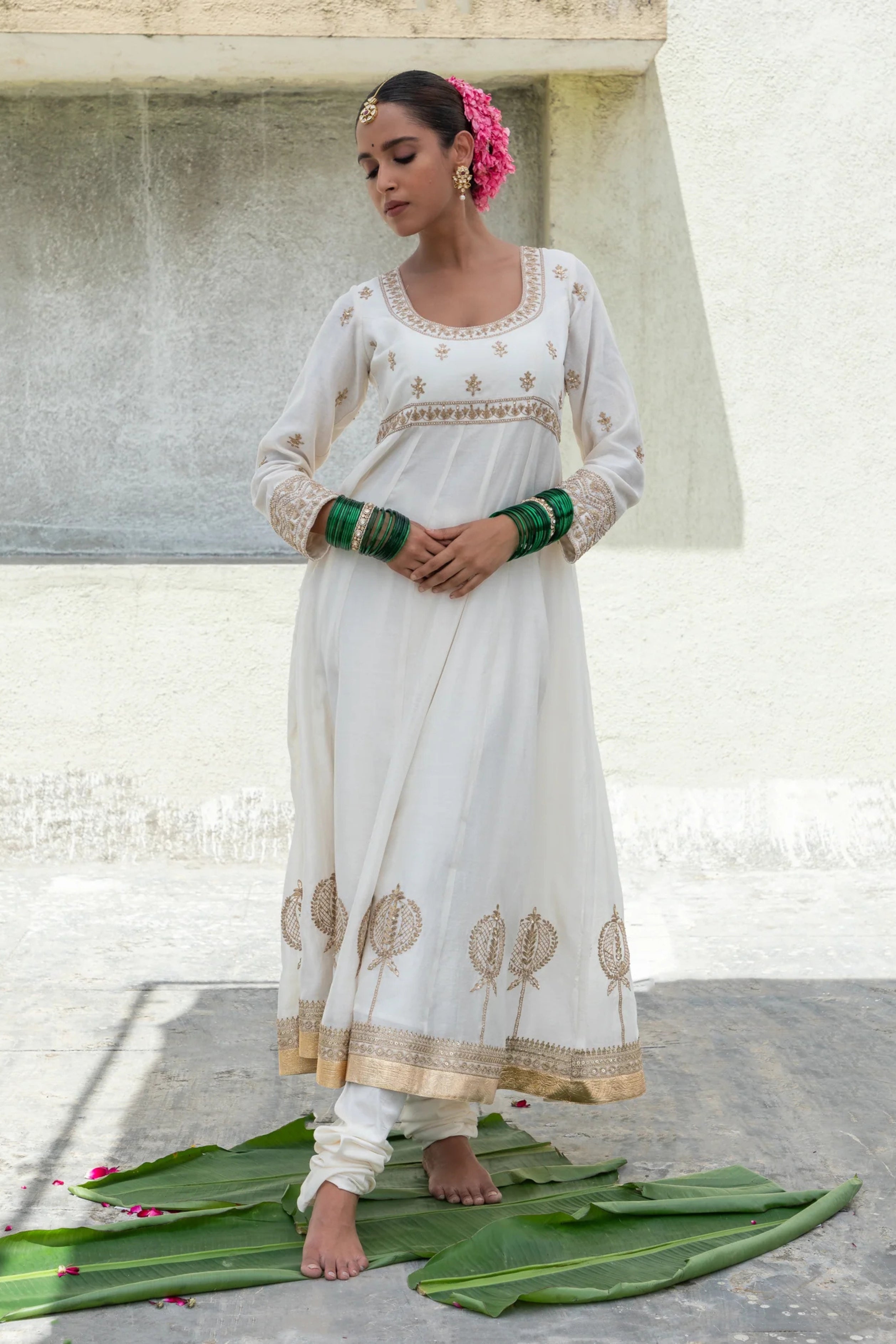 Arsheen Embroidered Anarkali – Pants And Pajamas
