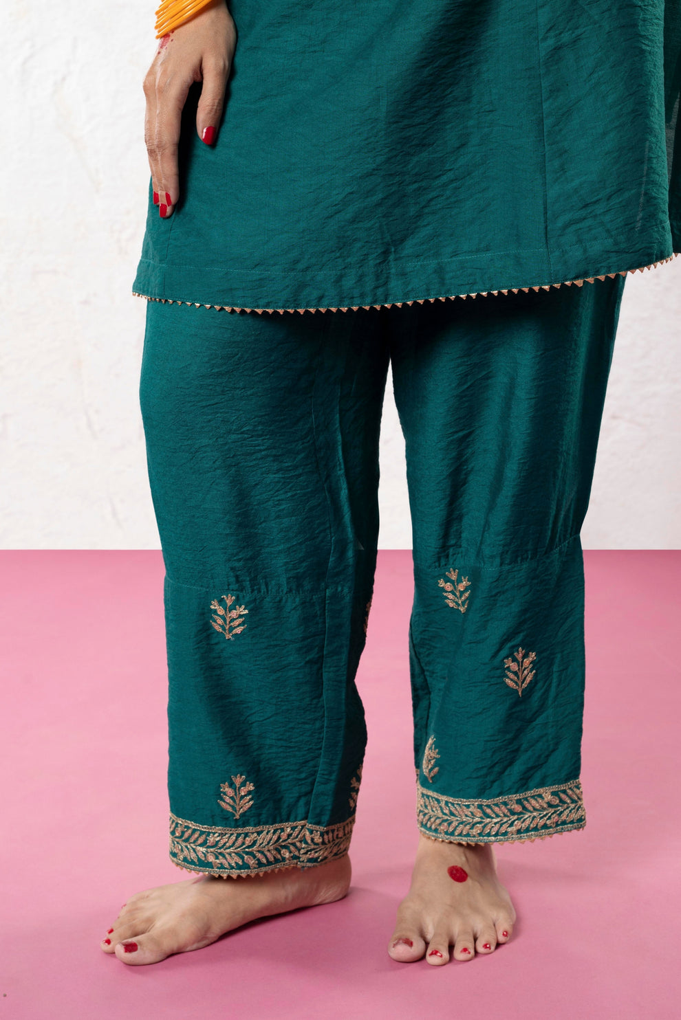 Konark Embroidered Pants – Pants And Pajamas